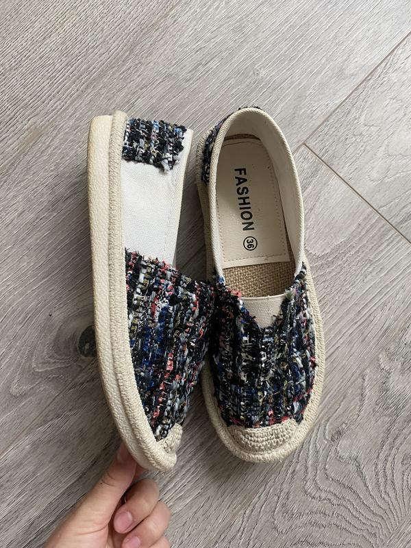 Тканинні сліпони — ціна 220 грн у каталозі Сліпони Купити жіночі речі за доступною ціною на Шафі