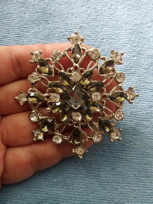 Брошка «сніжинка — ціна 140 грн у каталозі Брошки Купити аксесуари за доступною ціною на Шафі