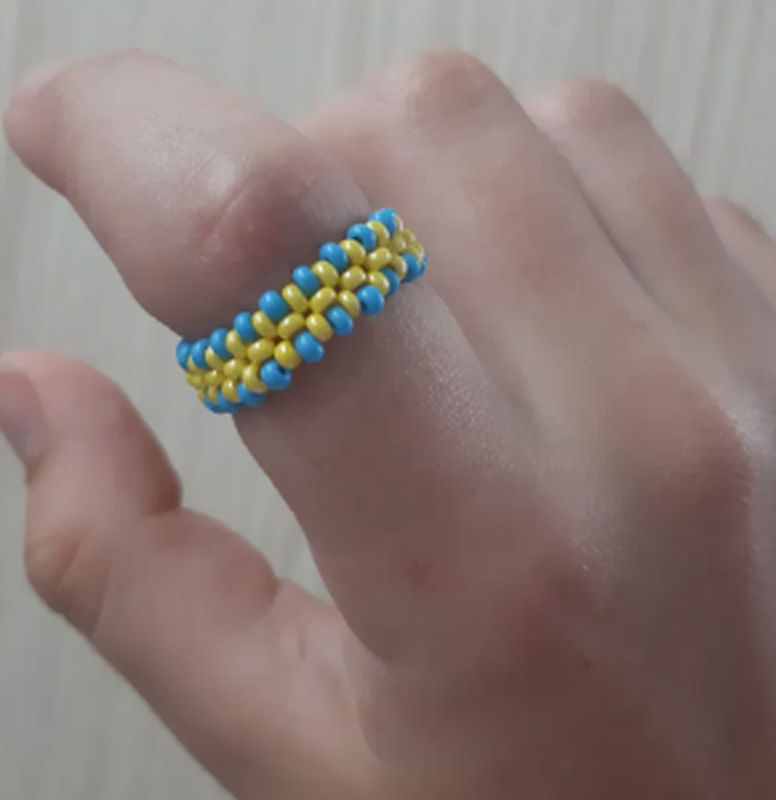 Каблучка патріотична — ціна 45 грн у каталозі Кільця і персні Купити аксесуари за доступною