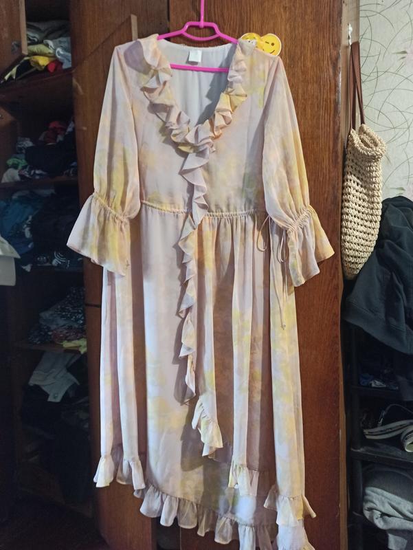 Плаття з рюшами — ціна 185 грн у каталозі Довгі сукні Купити жіночі речі за доступною ціною на