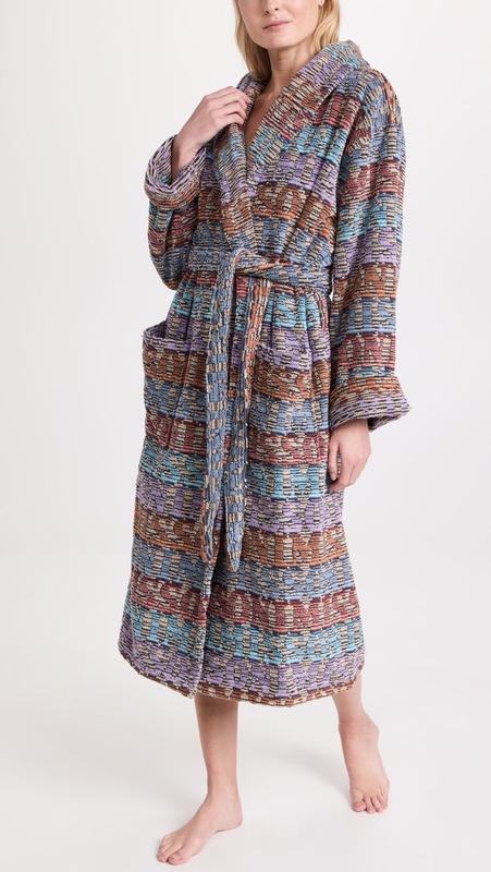 Бавовняний махровий халат банний халат оригінал missoni хлопковый ...