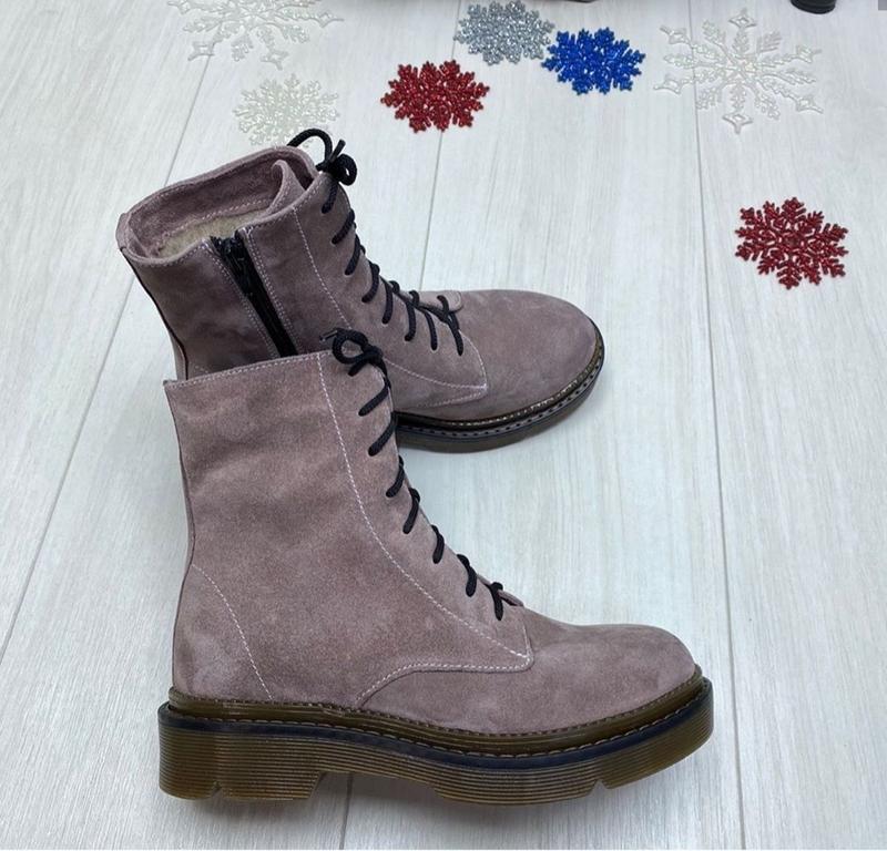 Черевики натуральна замша — ціна 1835 грн у каталозі Черевики Купити жіночі речі за доступною