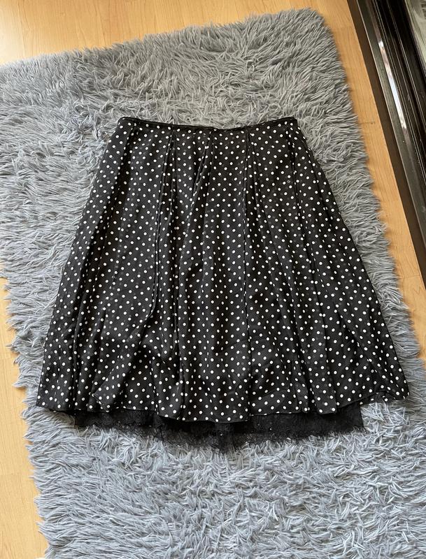 Шелковая юбка в горох Marc Cain — цена 699 грн в каталоге Мини юбки Купить женские вещи по