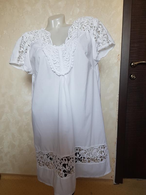 Туніка із мереживом — ціна 110 грн у каталозі Туніки Купити жіночі речі за доступною ціною на