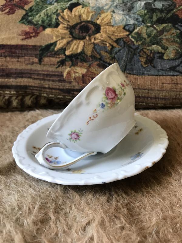 Чайная пара винтаж нижняя Kahla — цена 1350 грн в каталоге Чайные сервизы Купить товары для дома