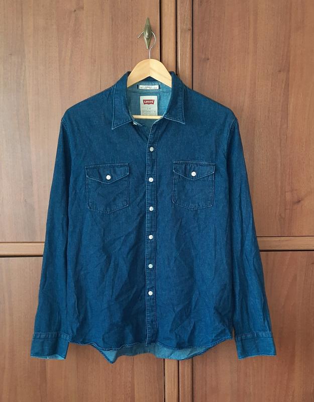 Мужская джинсовая рубашка levi's | levis — цена 1200 грн в каталоге ...