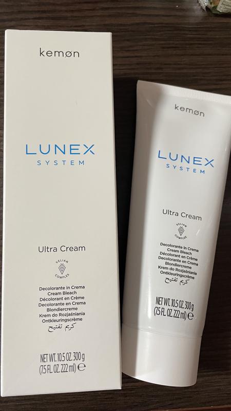 Супер осветляющий крем для волос kemon lunex system ultra cream, 300 g ...