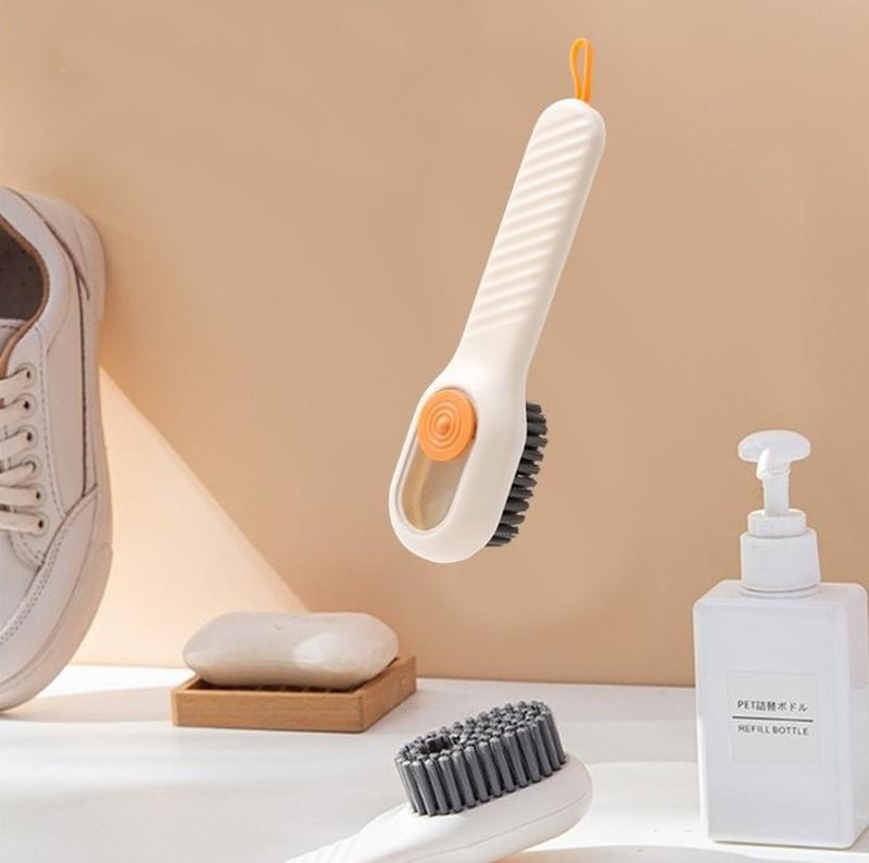 Універсальна щітка з дозатором миючого засобу Cleaning Brush Beige — ціна 49 грн у каталозі