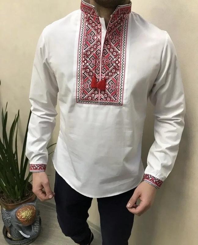 Вышиванка мужская рубашка вышитая — цена 1190 грн в каталоге Вышиванки Купить мужские вещи по