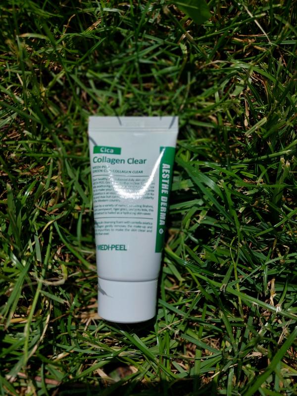 Успокаивающая очищающая пенка medi-peel grean cica collagen clear (мини ...