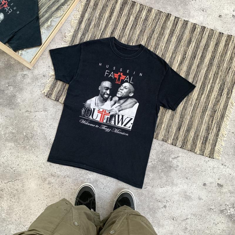 Vintage 2pac outlawz rap tee g unit 50cent eminem 405