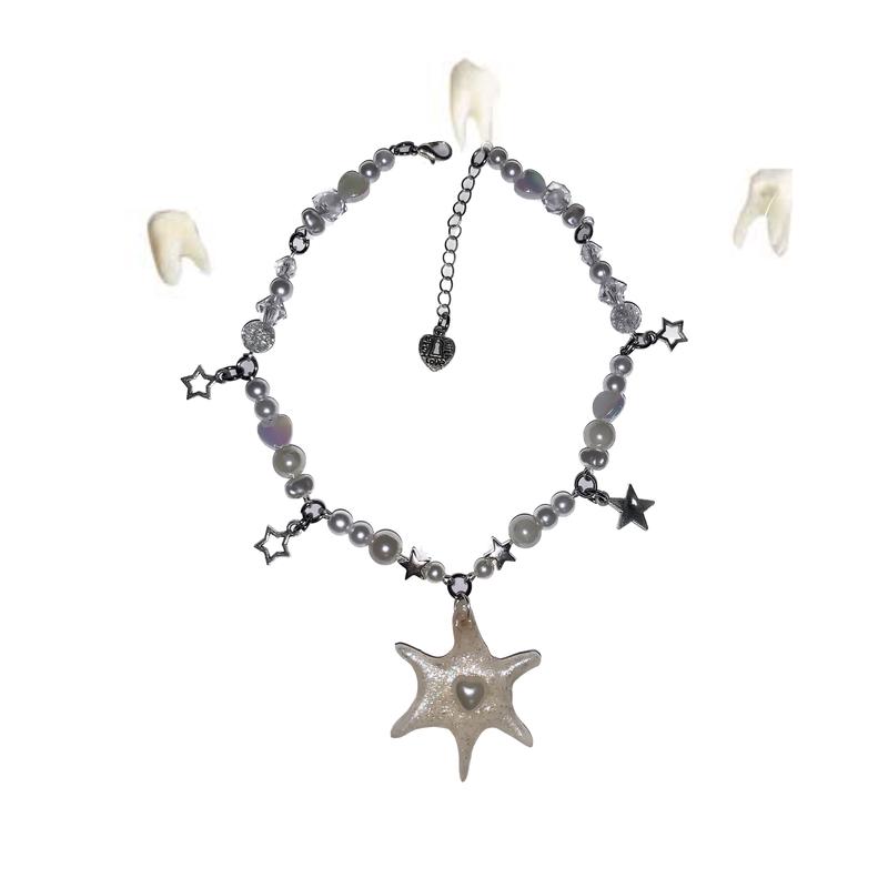 Намисто з зірками прикраса ю2к у2к гранж y2k lolita grunge vintage ...