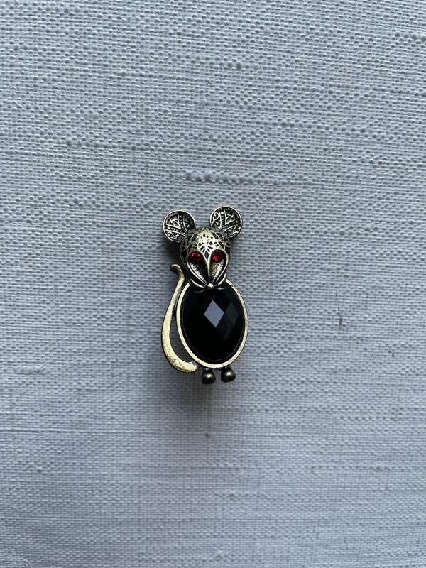 Вінтажна брошка мишка — ціна 549 грн у каталозі Брошки Купити аксесуари за доступною ціною на