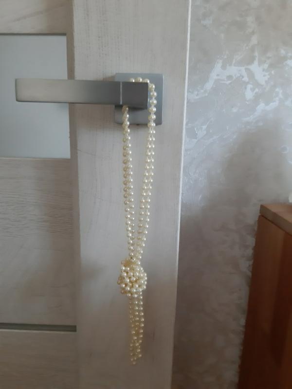 Вінтажне намисто 180 см натуральний перламутр — ціна 149 грн у каталозі Кольє і намиста Купити