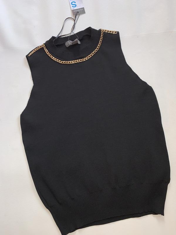 Жилетка з декором — ціна 200 грн у каталозі Жилети Купити жіночі речі за доступною ціною на Шафі