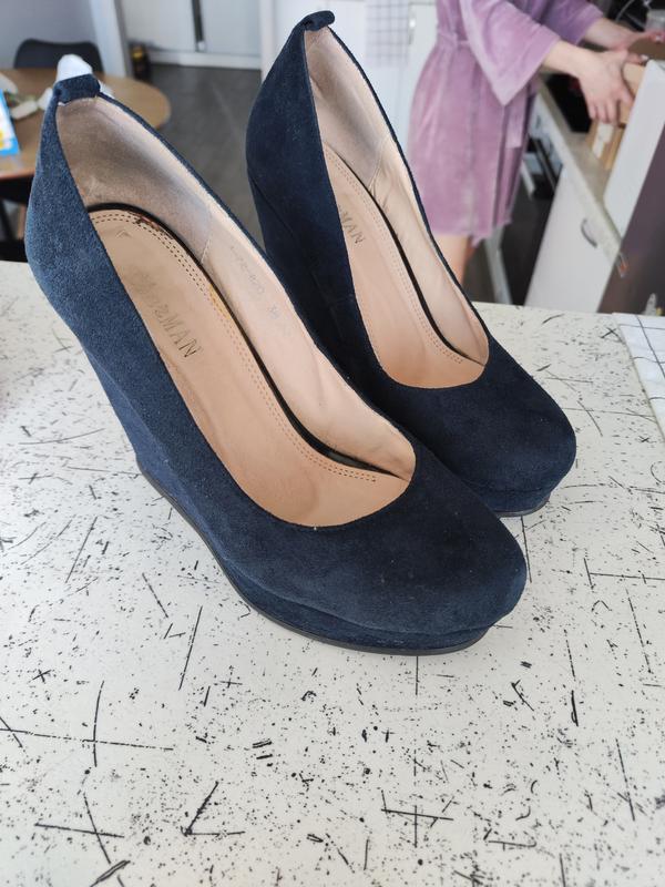 Туфли на платформе замшевые — цена 300 грн в каталоге Туфли Купить женские вещи по доступной