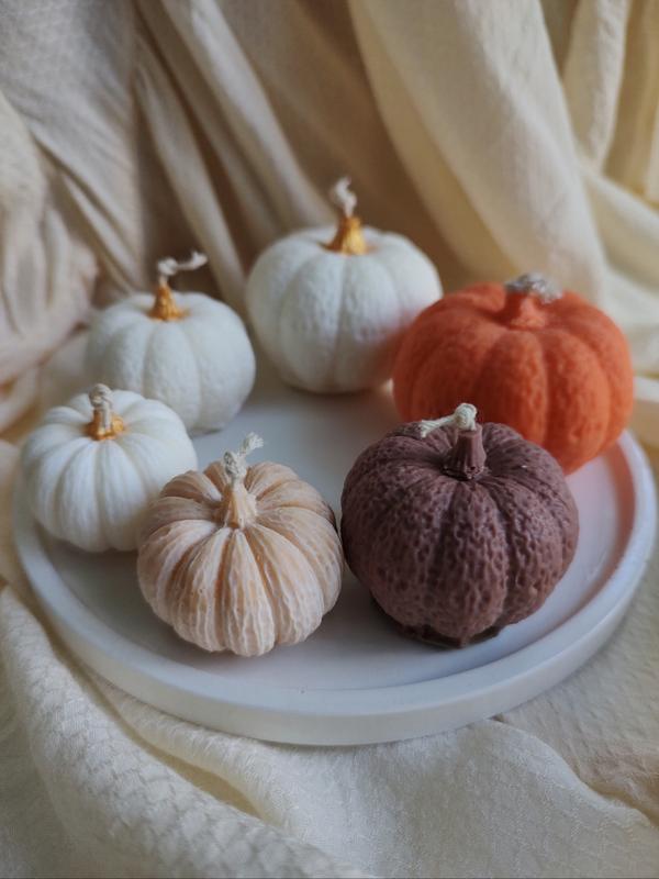 Свічки гарбузики 🎃 — цена 210 грн в каталоге Свечи Купить товары для дома и быта по доступной