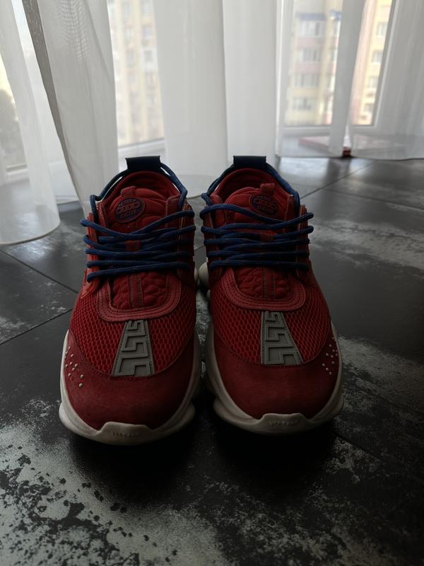 Кросівки versace chain reaction red white — ціна 4300 грн у каталозі ...