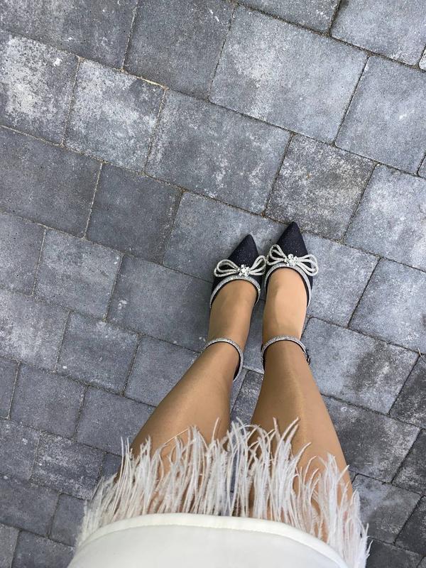 Туфлі на каблуку с брошкою — ціна 1300 грн у каталозі Туфлі Купити ...