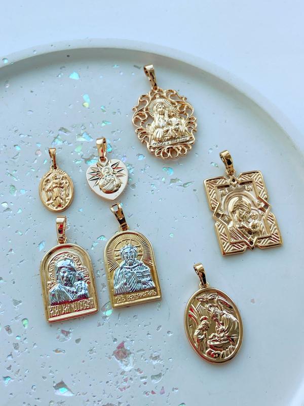 Іконки з мед золота — ціна 110 грн у каталозі Кулони Купити аксесуари за доступною ціною на