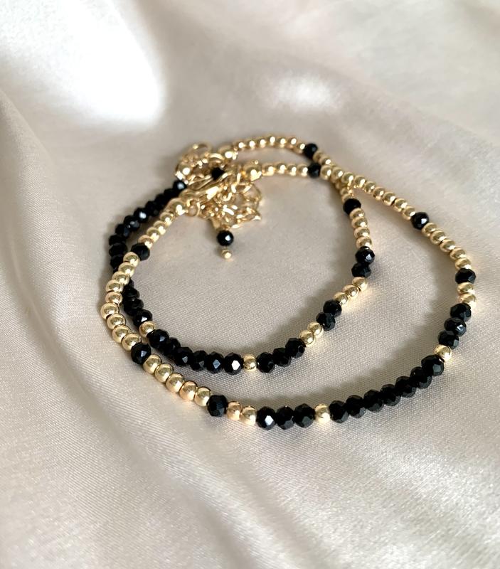 Браслети з чорної шпінелі — ціна 295 грн у каталозі Браслети Купити аксесуари за доступною ціною