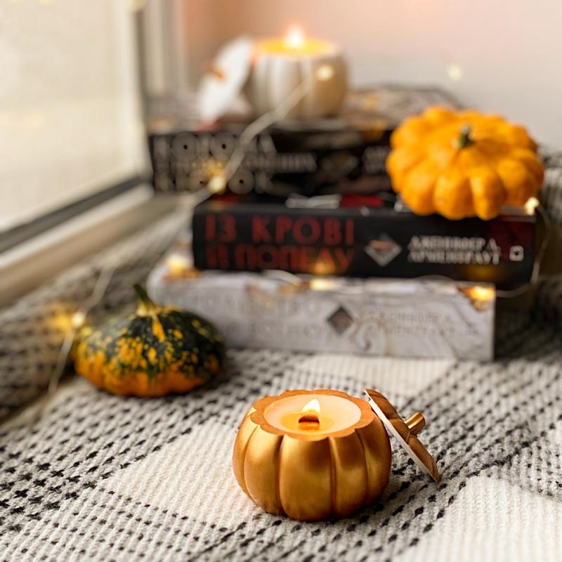 Гипсовый ларь тыквы — цена 140 грн в каталоге Свечи Купить товары для дома и быта по доступной