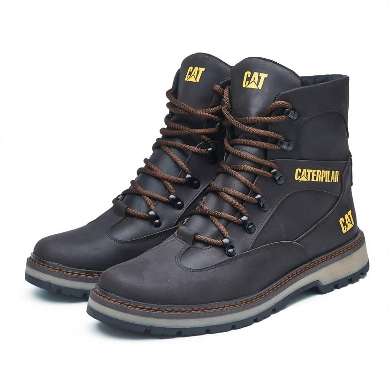 Чоловічі зимові високі черевики caterpillar, мужские зимние ботинки cat ...