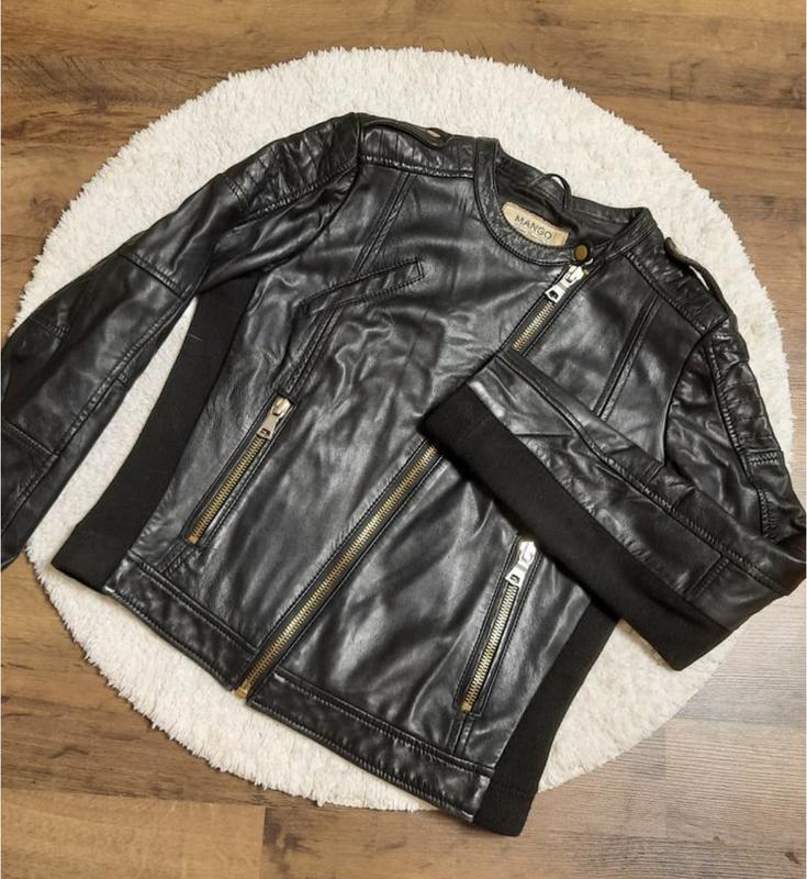 Шкіряна куртка косуха — ціна 750 грн у каталозі Куртки Купити жіночі речі за доступною ціною на