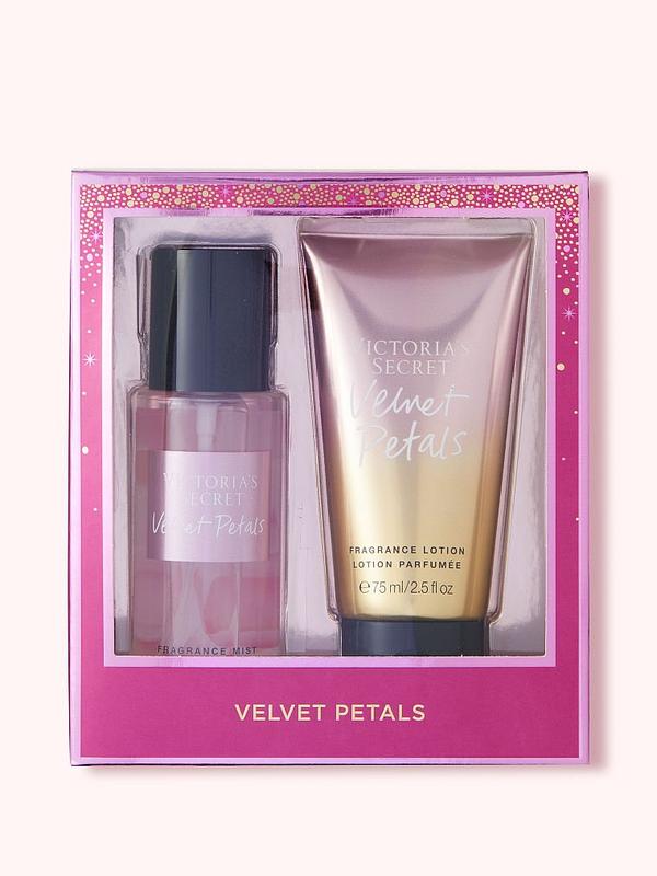 Velvet petals mini mist & lotion duo - набор парфюмерии виктория сикрет ...