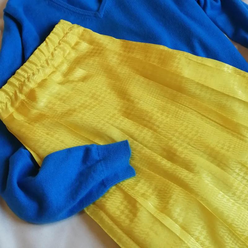 Сонячна спідниця — ціна 380 грн у каталозі Міді спідниці Купити жіночі речі за доступною ціною