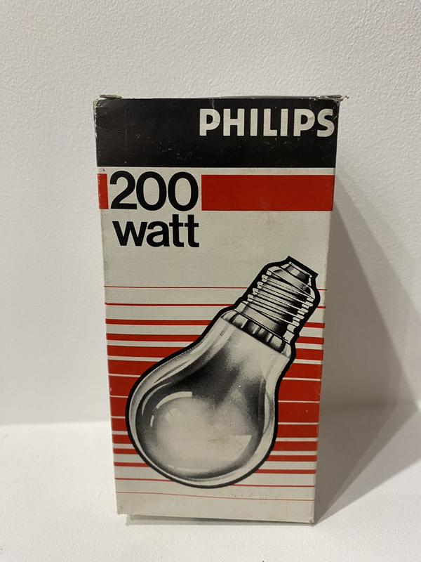 Philips 200 w е27 лампа розжарювання — ціна 60 грн у каталозі Лампочки ...