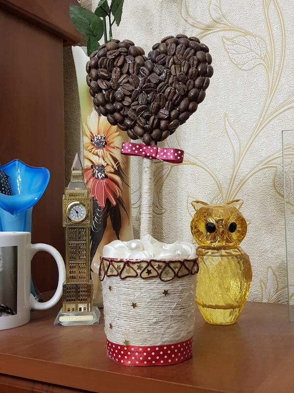 Кофейное дерево ручной работы — цена 350 грн в каталоге Статуэтки Купить товары для дома и быта