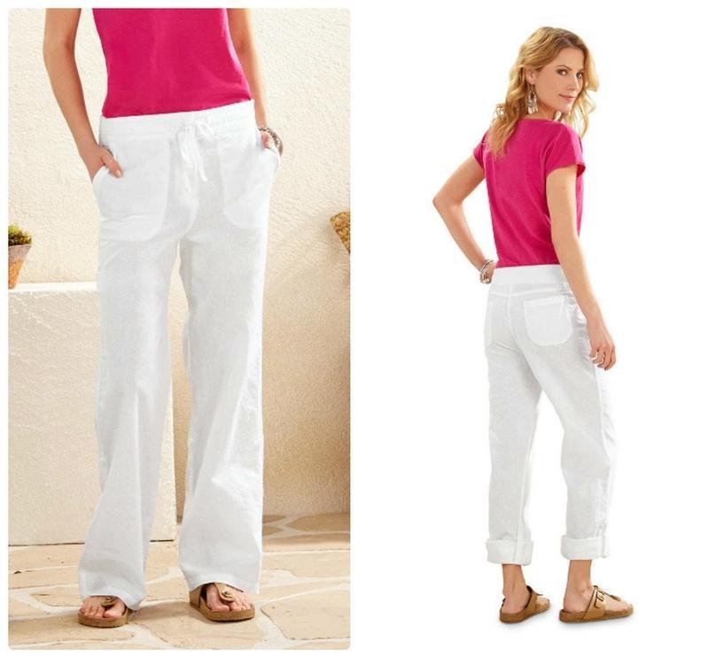 Лляні штани Tchibo — ціна 400 грн у каталозі Брюки Купити жіночі речі за доступною ціною на Шафі