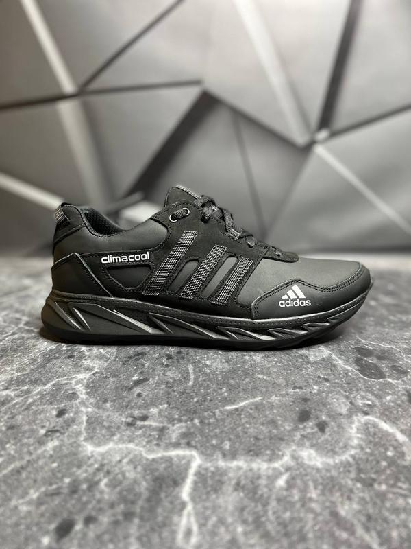 Кроссовки мужские кожаные adidas climacool black — цена 1780 грн в ...