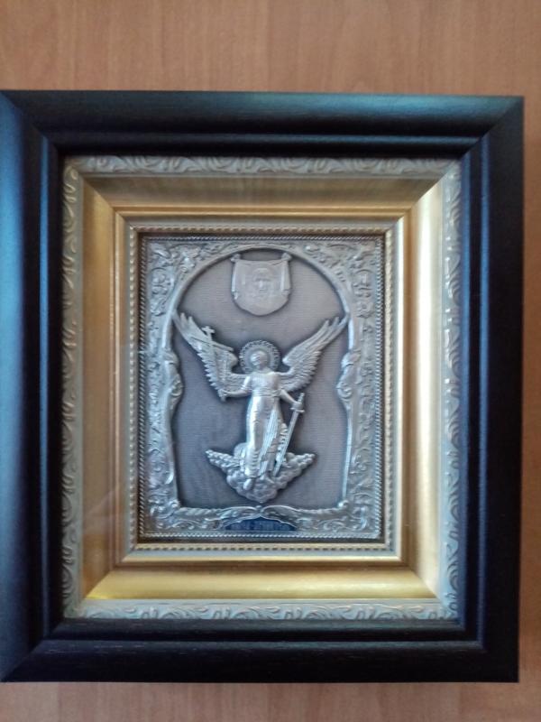 Ікона янгол охоронець з позолотою — ціна 390 грн у каталозі Ікони Купити товари для дому та