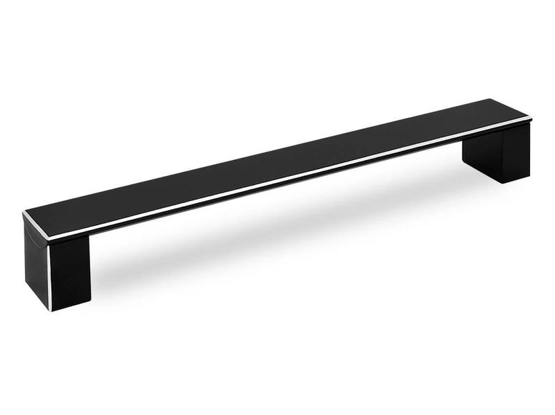 Ручка рейлинговая Virno Lines 401 192 чорний — ціна 164 грн у каталозі Меблева фурнітура Купити