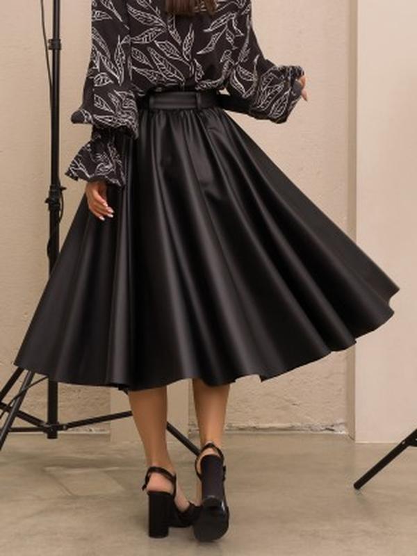 Юбка шкіра — ціна 1250 грн у каталозі Міді спідниці Купити жіночі речі за доступною ціною на