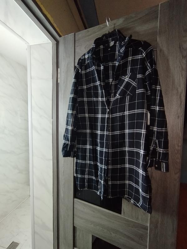 Плаття сорочкою у квадратик — ціна 140 грн у каталозі Сукні міді Купити