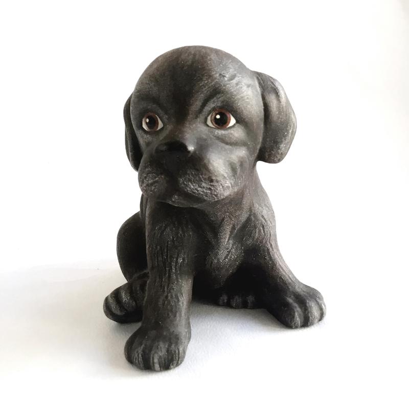 Винтажная статуетка керамическая собака щенок лабрадор германия — цена 365 грн в каталоге