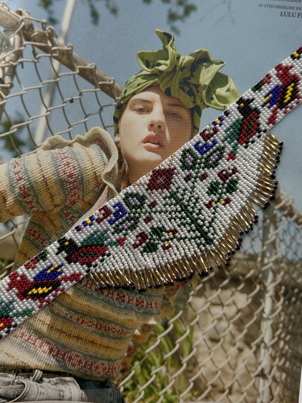 Стрічковий гердан — ціна 900 грн у каталозі Кольє і намиста Купити аксесуари за доступною ціною