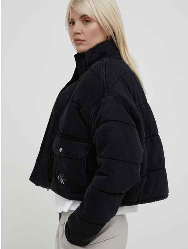 Джинсовая утепленная куртка calvin klein оригинал — цена 7560 грн в ...