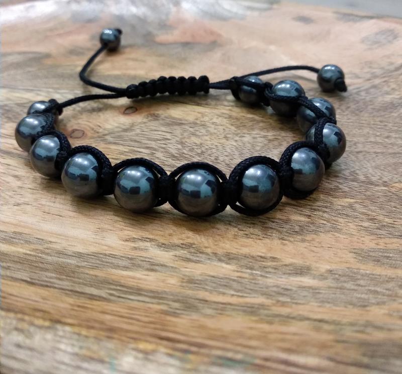 Браслет шамбала з гематитом — ціна 380 грн у каталозі Браслети Купити аксесуари за доступною