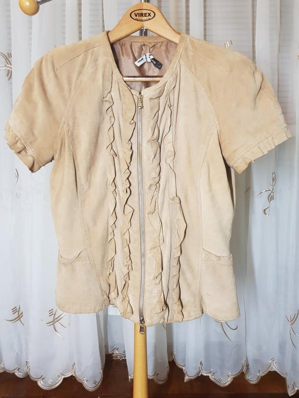 Imperial замшевий жакет італія — ціна 500 грн у каталозі Піджаки і