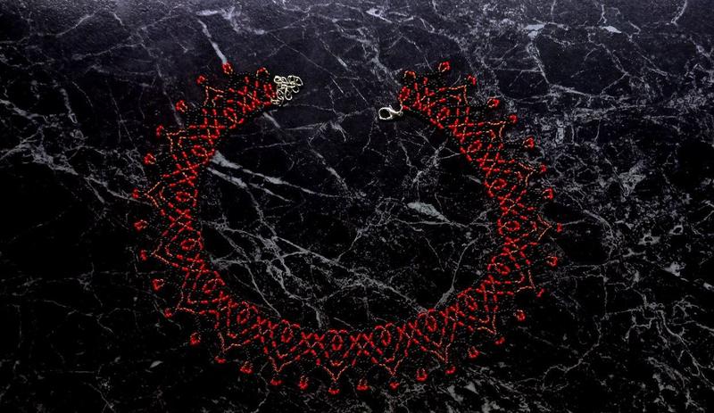 Ожерелье сердце ручной работы — цена 650 грн в каталоге Колье и ожерелья Купить аксессуары по