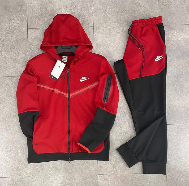 Брендовий спортиний костюм nike tech fleece / чоловічі спорт костюми ...
