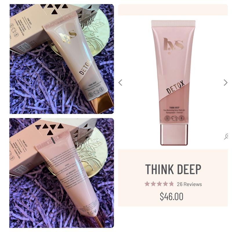 Люкс! детокс маска lys beauty think deep pore minimizing detox mask ...