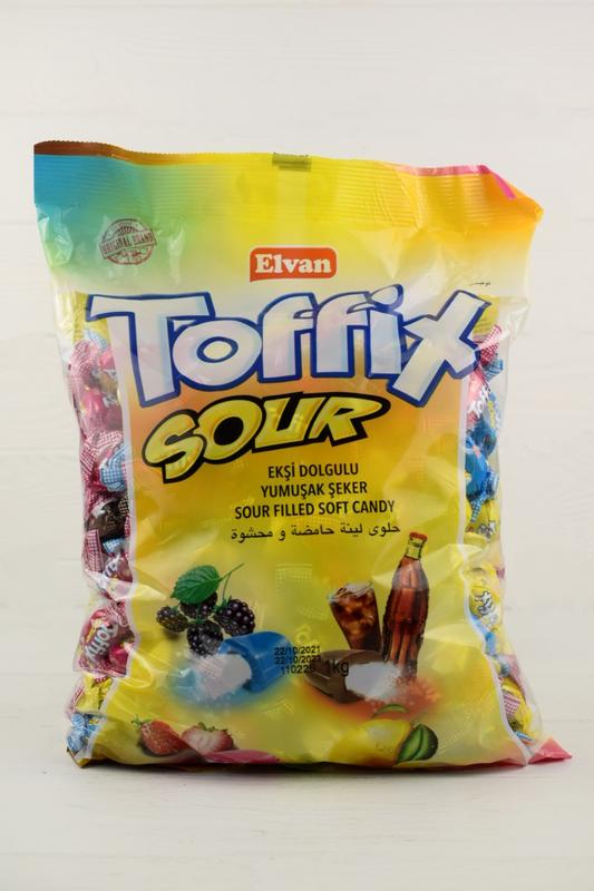 Мягкие жевательные конфеты toffix sour 1 kg — цена 180 грн в каталоге ...