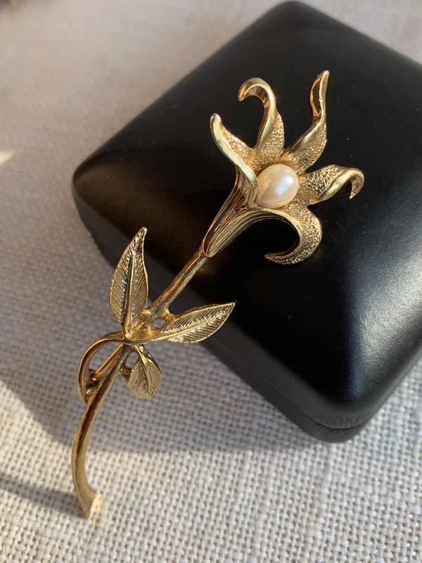 Вінтажна брошка квітка 1928 Jewelry — ціна 800 грн у каталозі Брошки Купити аксесуари за