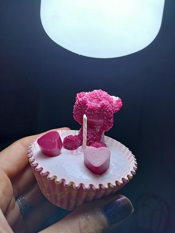 Свічка кекс випічка Cake 🎂 Candle — ціна 220 грн у каталозі Свічки Купити товари для дому та