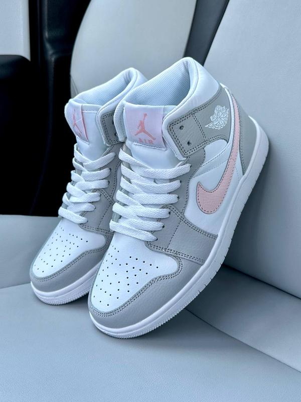 Nike jordan mid light grey shell pink — ціна 2100 грн у каталозі ...